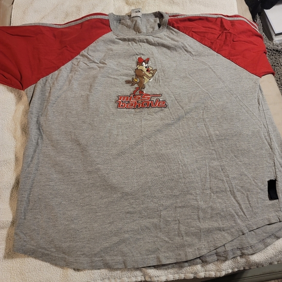 Warner Bros. | Tops | Mrs Taz Miss Behave Shirt Sz Large P | Poshmark